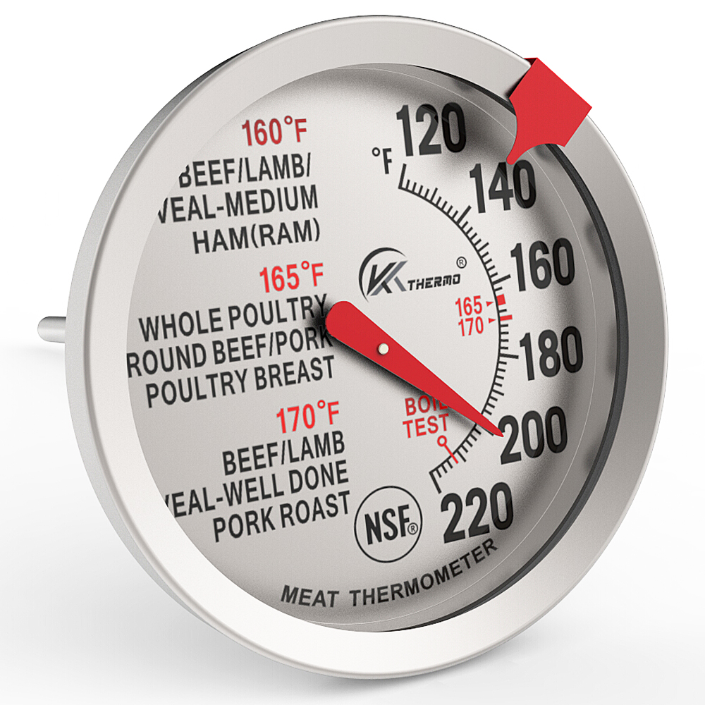 KT-Thermo B-22 2.5-inch Dial Instant Read Meat Thermometer for Perfect ...