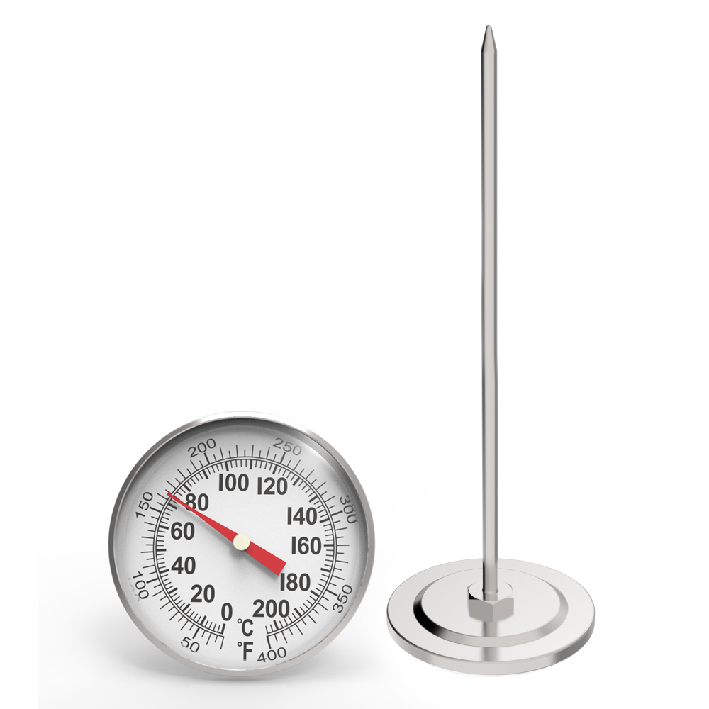 KT-Thermo B-4D Meat Thermometer with Mirror PC Material: Precise 0-200 ...