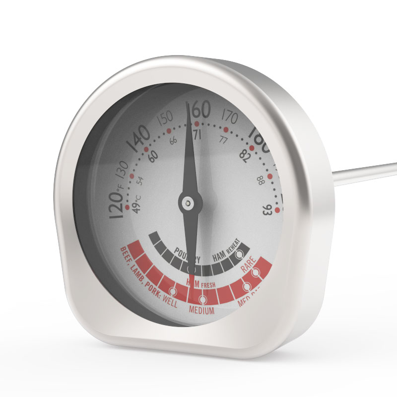 KT-Thermo B-4N 2.25" Instant Read Probe Dial Thermometer 120 to 200 ...
