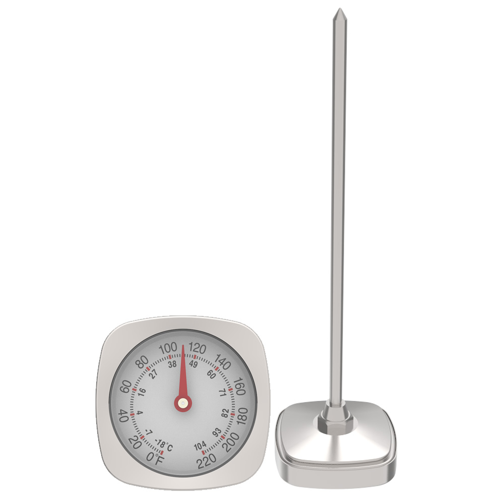 KT-Thermo B-1N Stainless Steel Milk Thermometer with 1.5-inch Dial