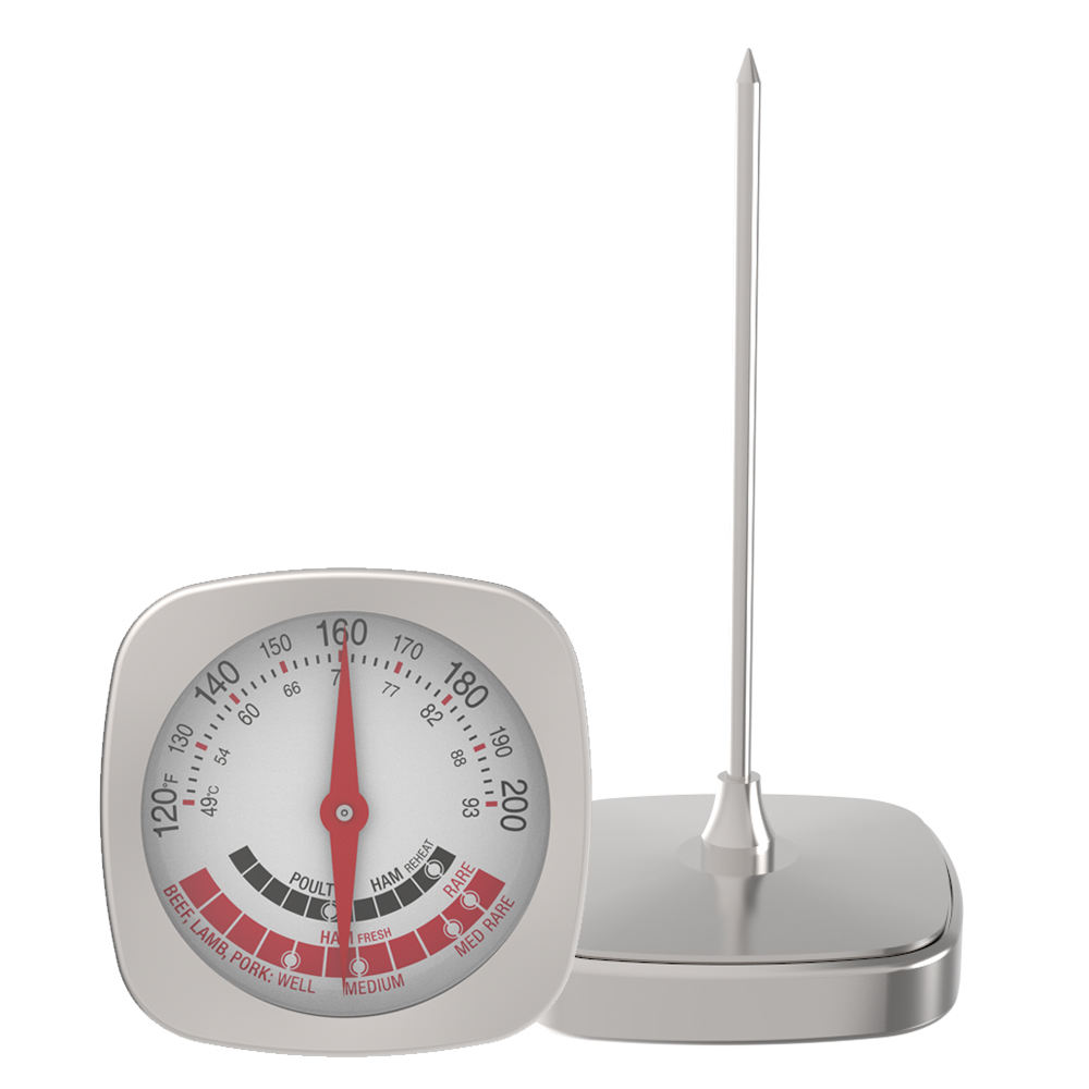 KT-Thermo B-4R 2.25-inch Dial Meat Thermometer: Dual-Pointer ...