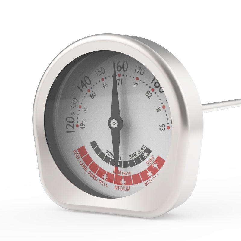 KT-Thermo B-4R 2.25-inch Dial Meat Thermometer: Dual-Pointer ...