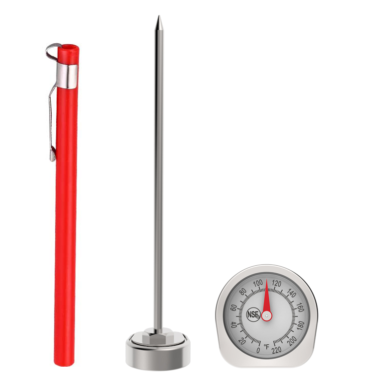 KT-Thermo B-1H 1-Inch Dial Pocket Thermometer - Durable Stainless Steel ...