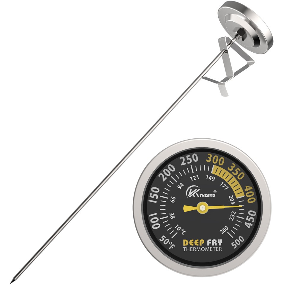 KT Thermo 2.5-Inch Large Dial NSF Stainless Steel Candy Thermometer ...
