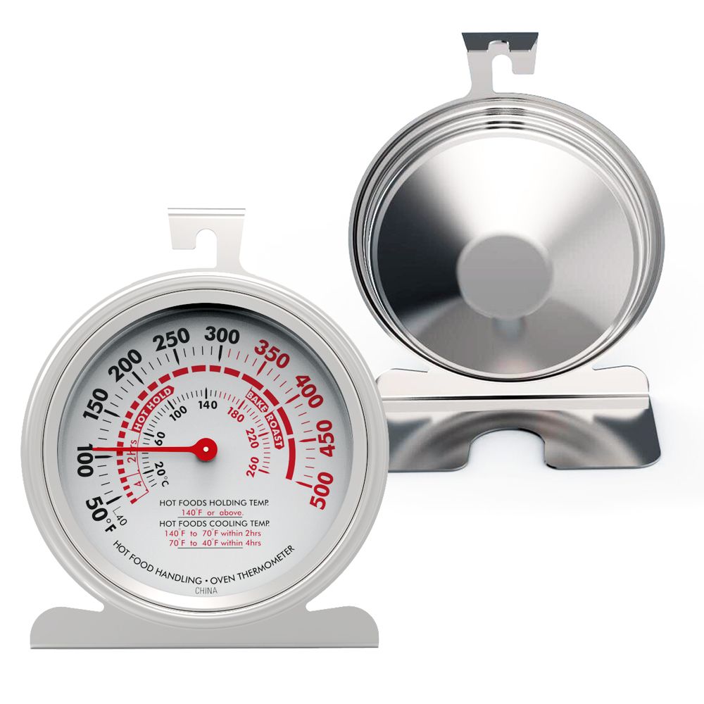 KT Thermo Z-23 Large Dial Oven Thermometer with Clear Red Markings for ...