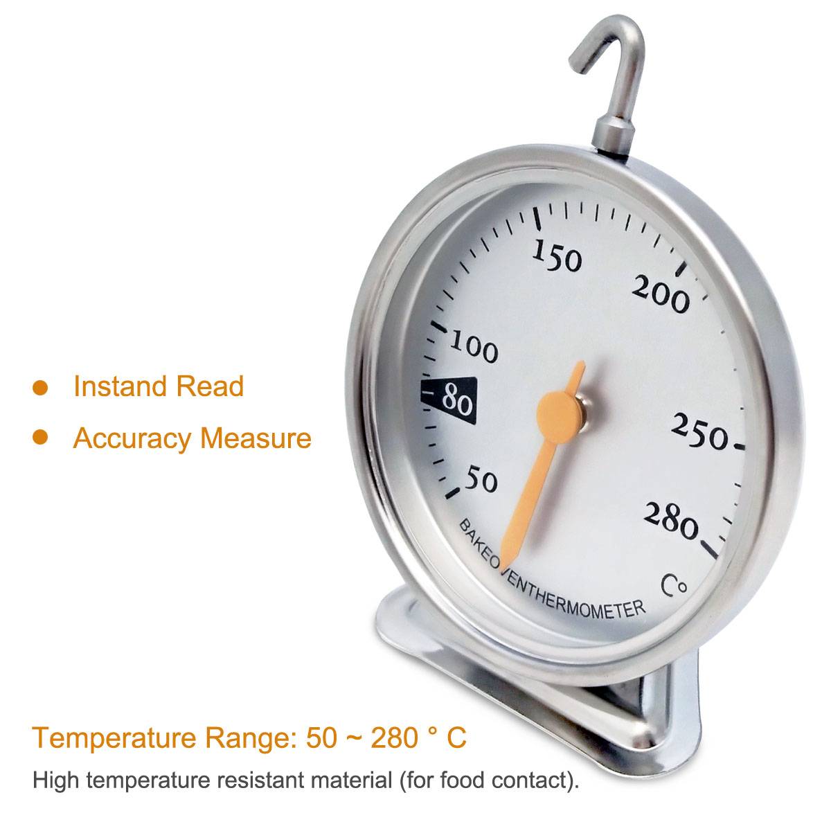 KT Thermo Z20AK0793 - Easy-to-Read White Dial Thermometer, Dual Scale ...