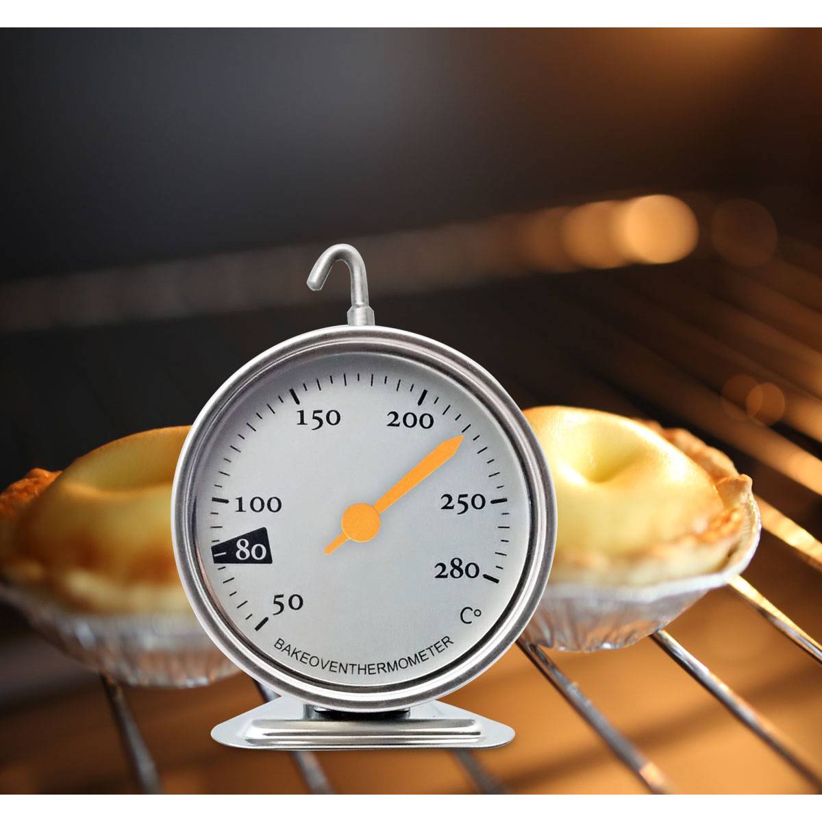 KT Thermo Z20AK0793 - Easy-to-Read White Dial Thermometer, Dual Scale ...