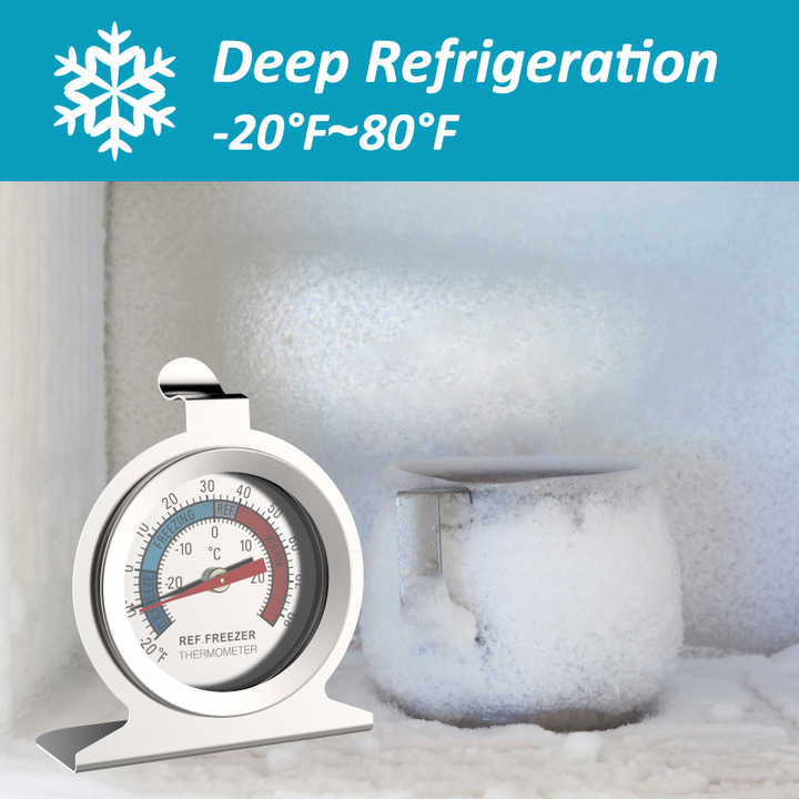 KT Thermo Z1AN0387 Upright 2-Inch Fridge Dial Thermometer Offers Dual ...