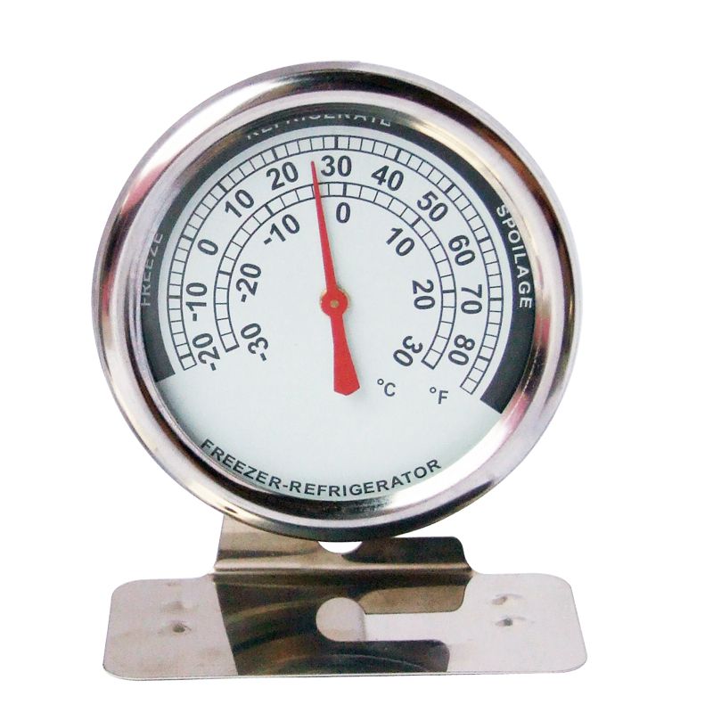 KT Thermo Z-5 Stainless Steel Refrigerator Thermometer with 2.8-Inch ...