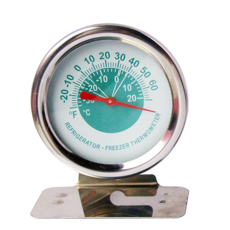 KT Thermo Z-5 Freestanding Fridge Thermometer, 2.8-Inch Green Dial ...