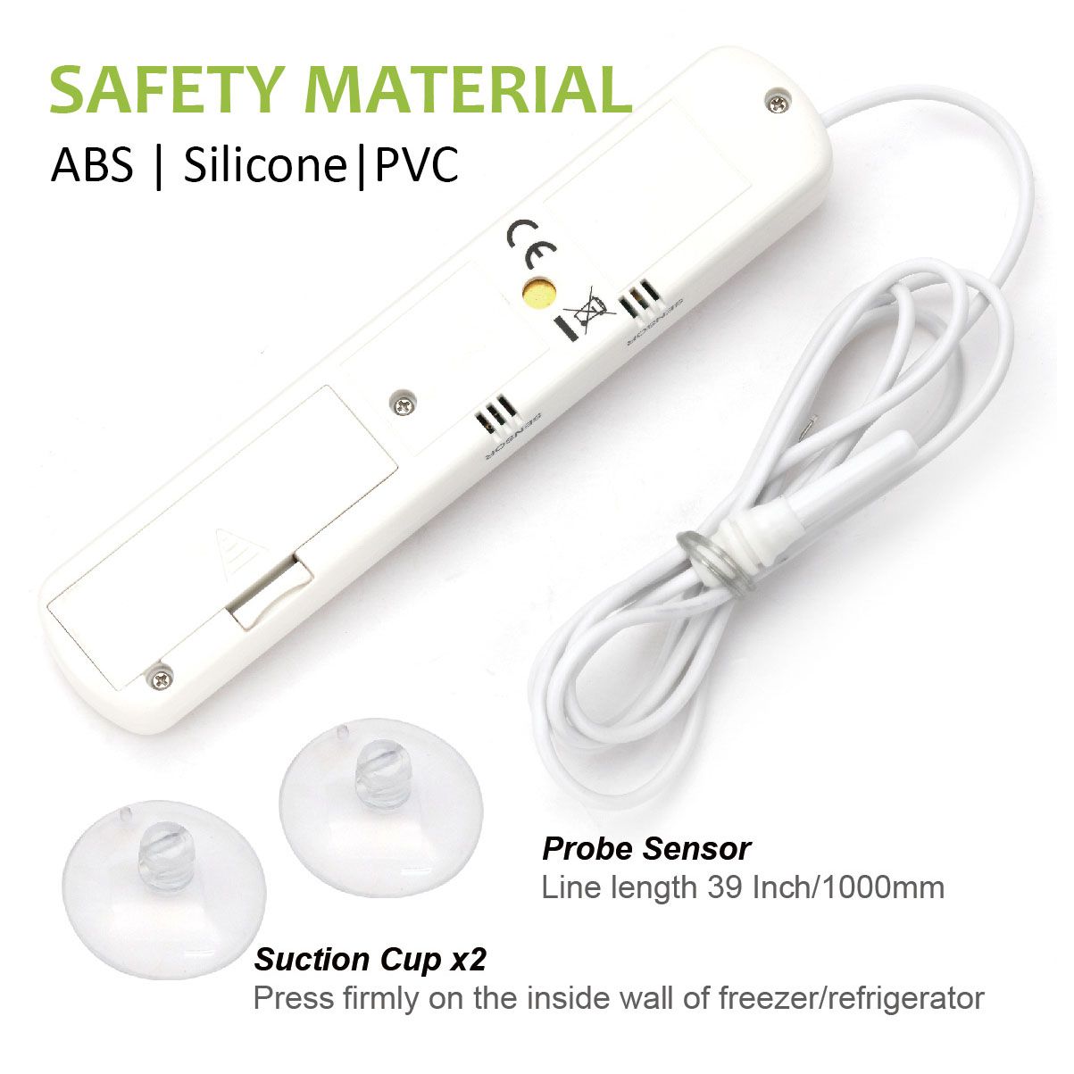 KT Thermo E-137 Two-Use Thermometer: Monitors Room and Fridge ...