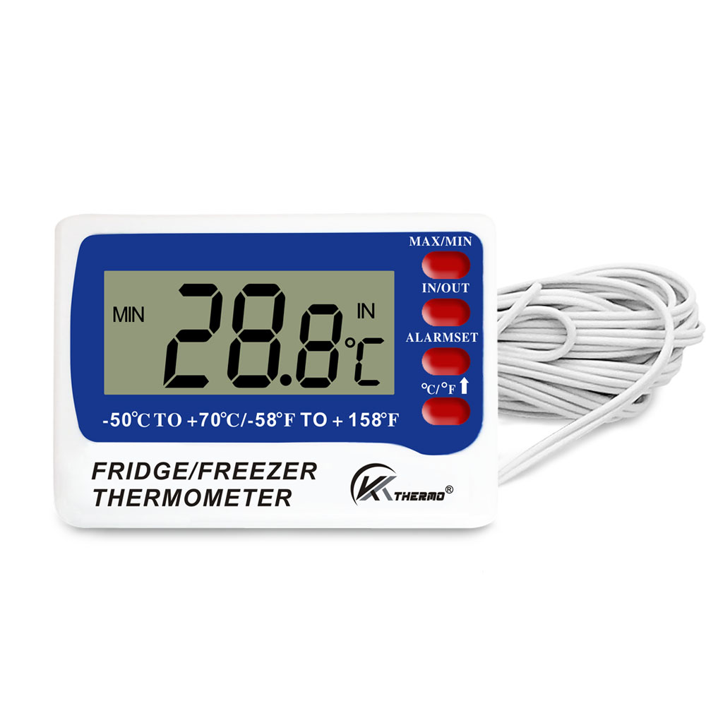 KT Thermo E-72 Reliable Digital Thermometer for Freezers, Includes ...
