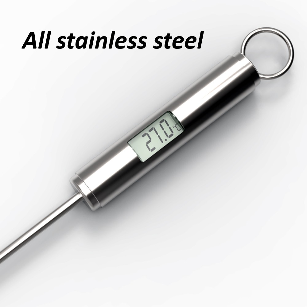 KT Thermo E-51 Digital Wine Thermometer with High-Quality Full Metal ...