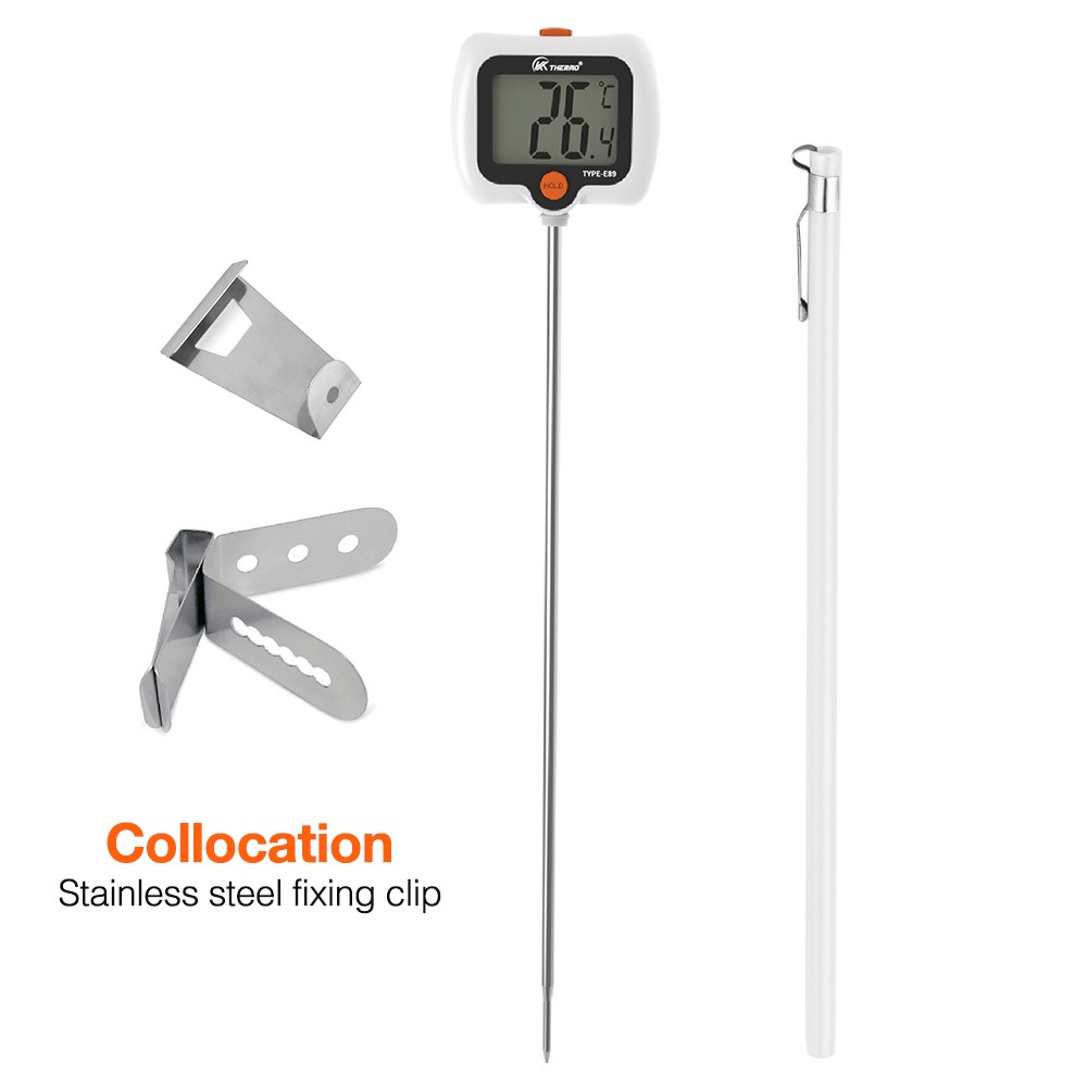 KT Thermo E-89 10" Long Digital Candy Thermometer with Large Rotating ...