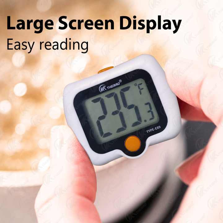 KT Thermo E-89 10" Long Digital Candy Thermometer with Large Rotating ...