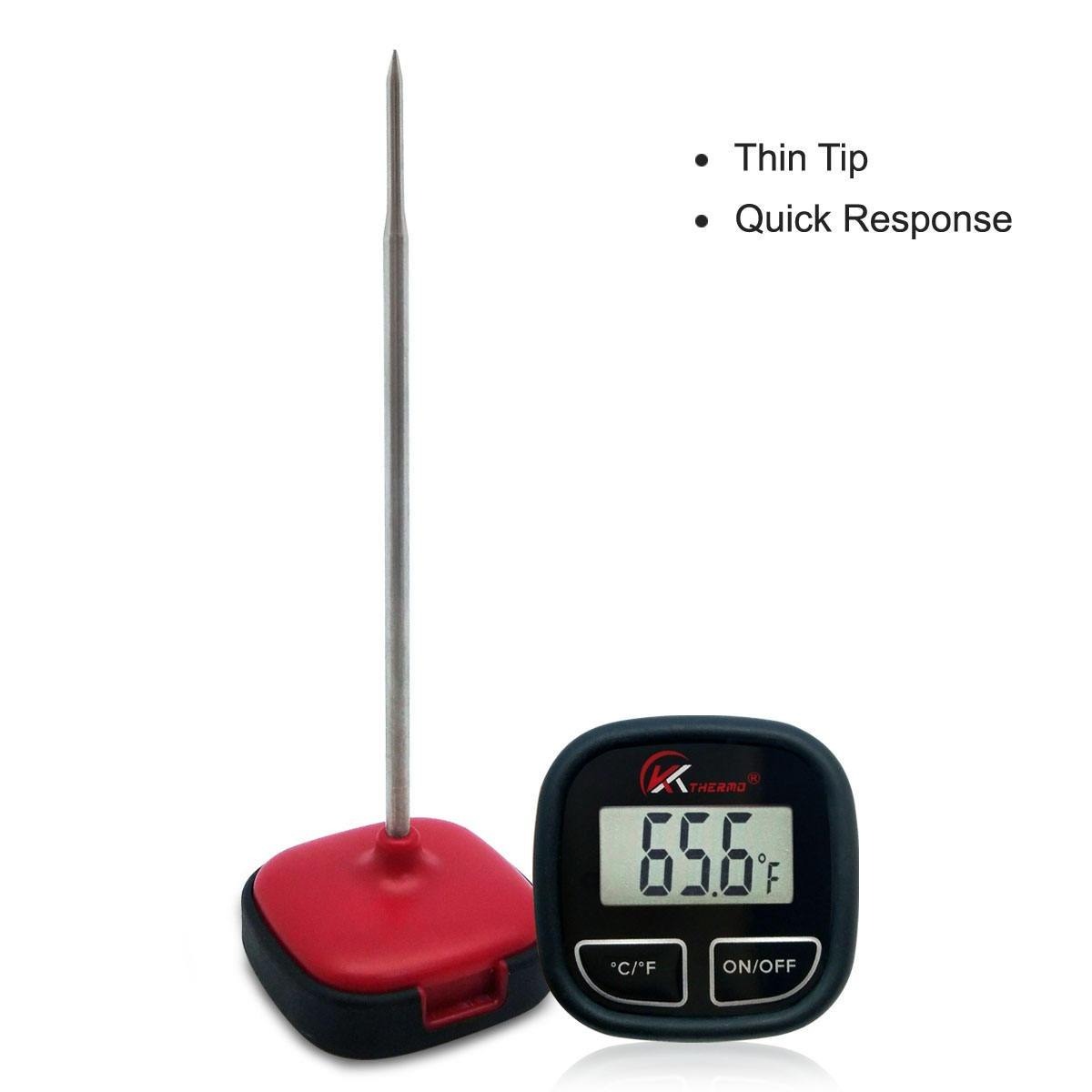 KT Thermo E-43 Wired Digital Probe Thermometer with Timer, Ideal for ...