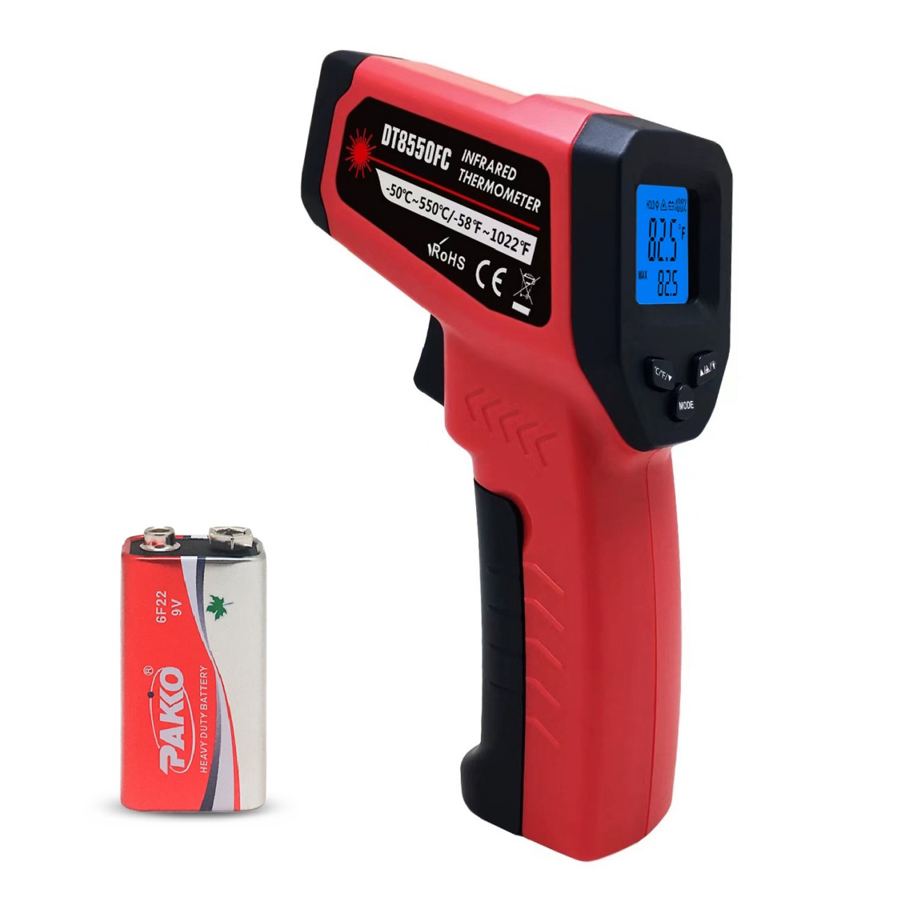 KT Thermo Infrared Thermometer Gun for Cooking, 0.5s Quick Response and ...