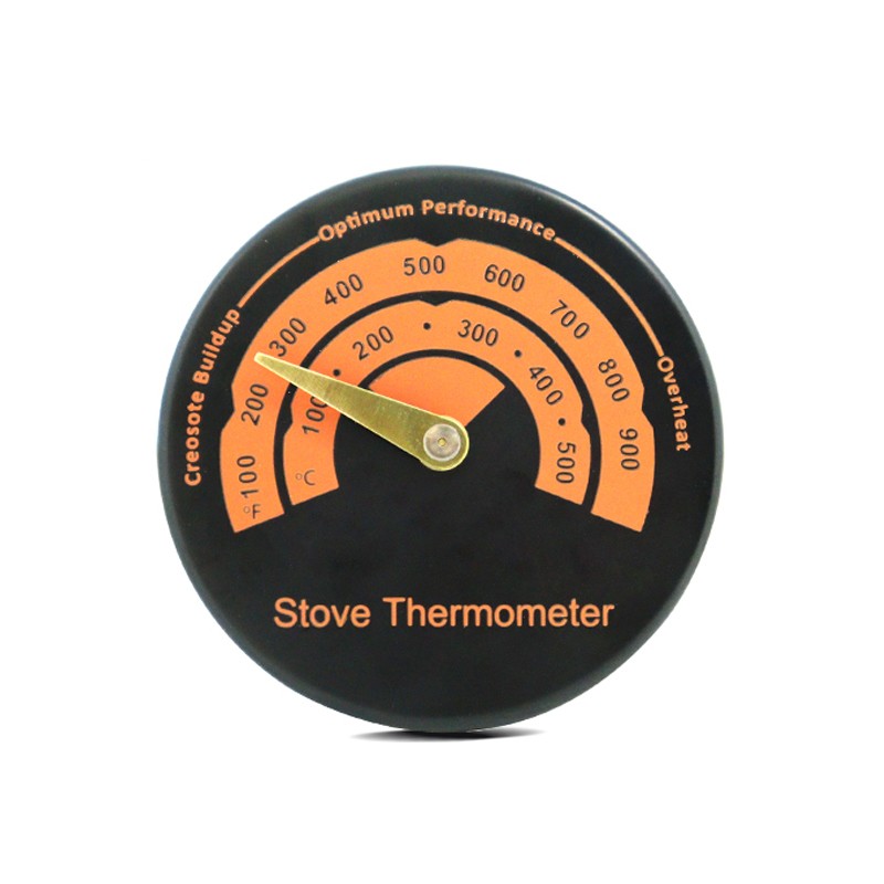 KT Thermo Wood Stove Thermometer, Magnetic Design with Ceramic Panel ...
