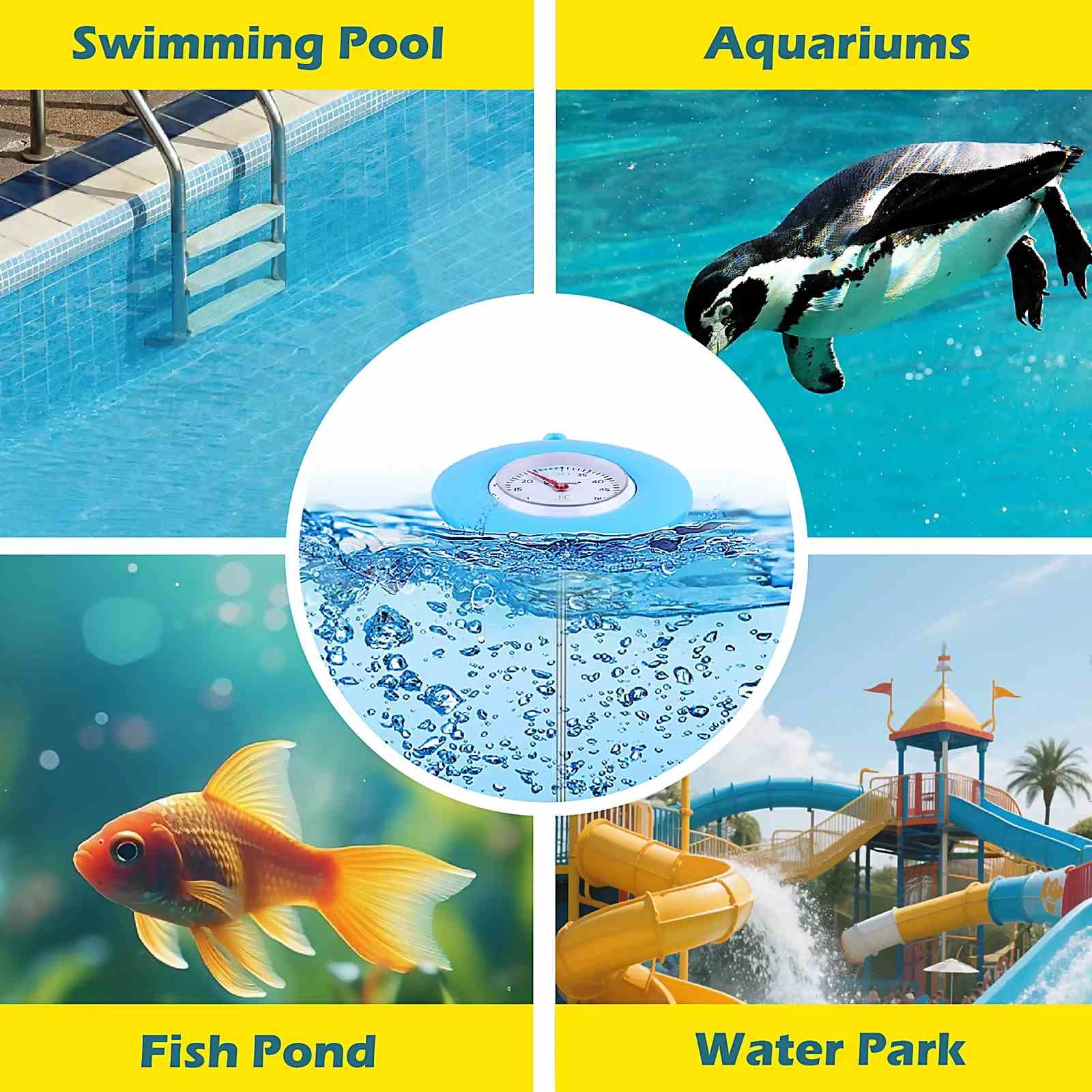 Large Dial Floating Pool Thermometer – OEM Manufacturer Supplier