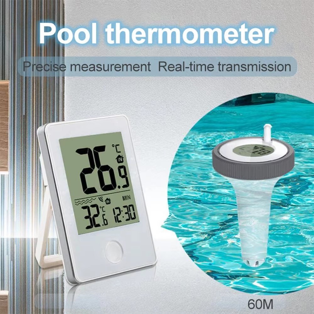 Wireless Digital Floating Pool Thermometer – Easy Read for Outdoor ...