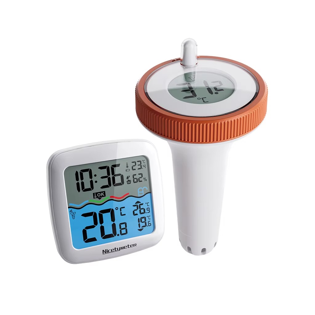 IPX7 Wireless Pool Thermometer – Floating Easy Read Design for Spas ...