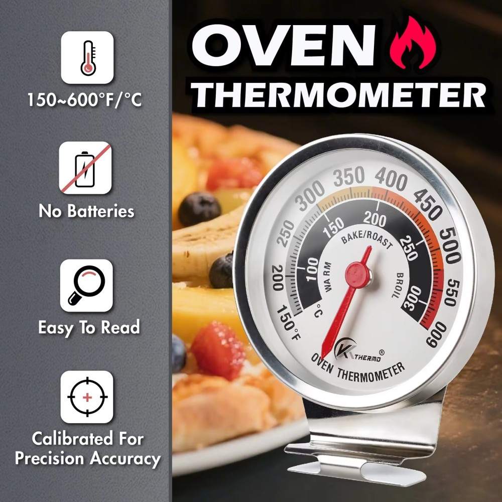 KT Thermo Z21 Stainless Steel Instant Read Kitchen Thermometer – 360 ...