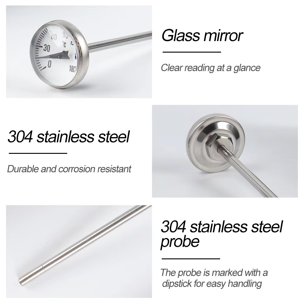 Motorcycle Fuel Tank Thermometer – Stainless Steel Probe Length 90mm ...