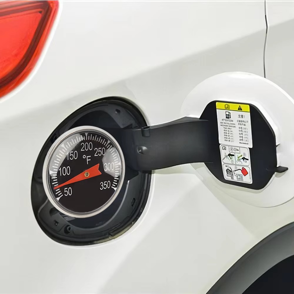 Fuel Tank Thermometer 50-350°F – 25mm Black Dial Gauge, OEM Wholesale