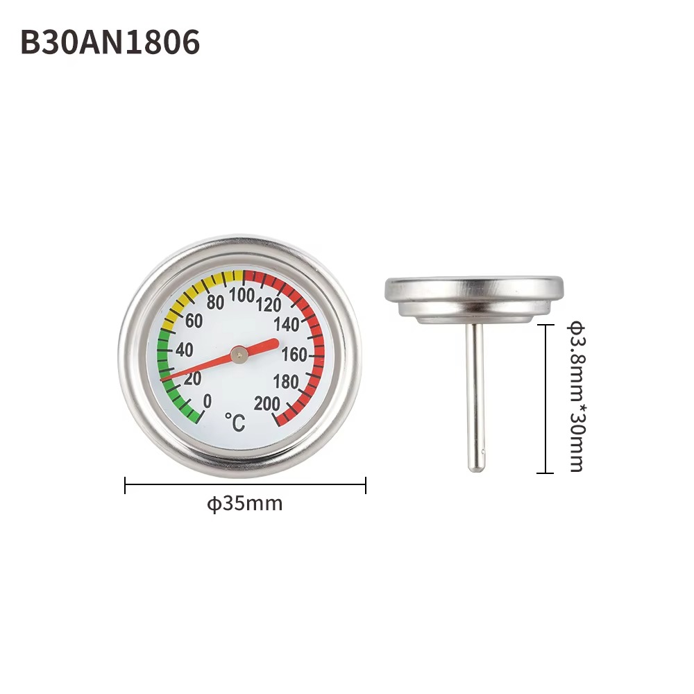 Car Radiator Cap Thermometer 0–200°C – for Car Radiator, Boiler, Heater ...